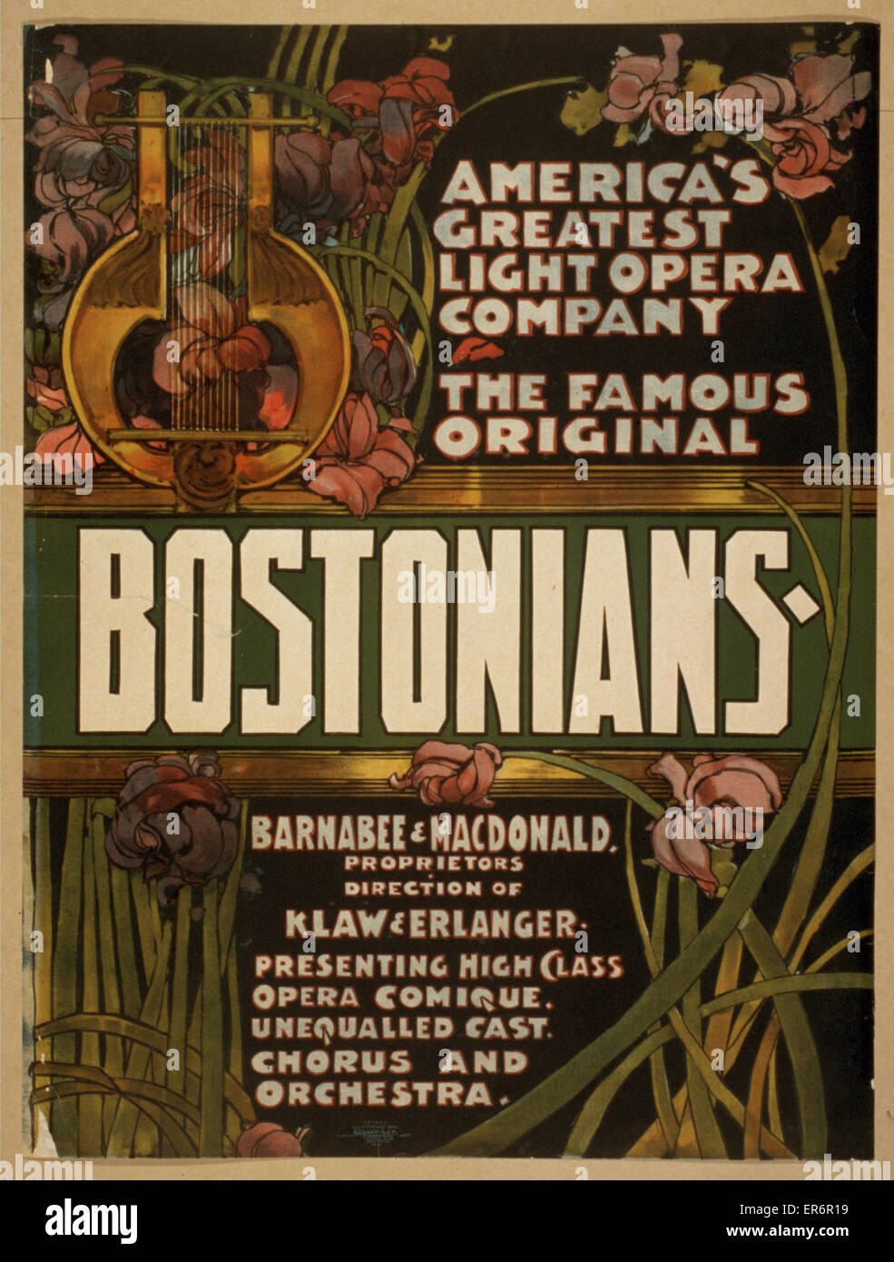 The famous original Bostonians America's greatest light oper Stock ...