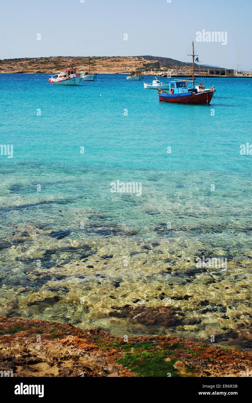 Turquoise greek sea hi-res stock photography and images - Alamy