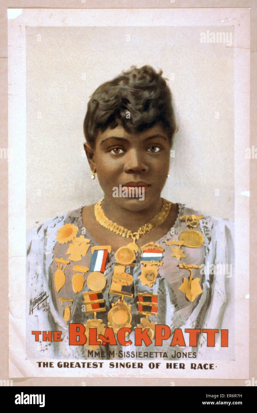 The Black Patti, Mme. M. Sissieretta Jones the greatest sing Stock ...