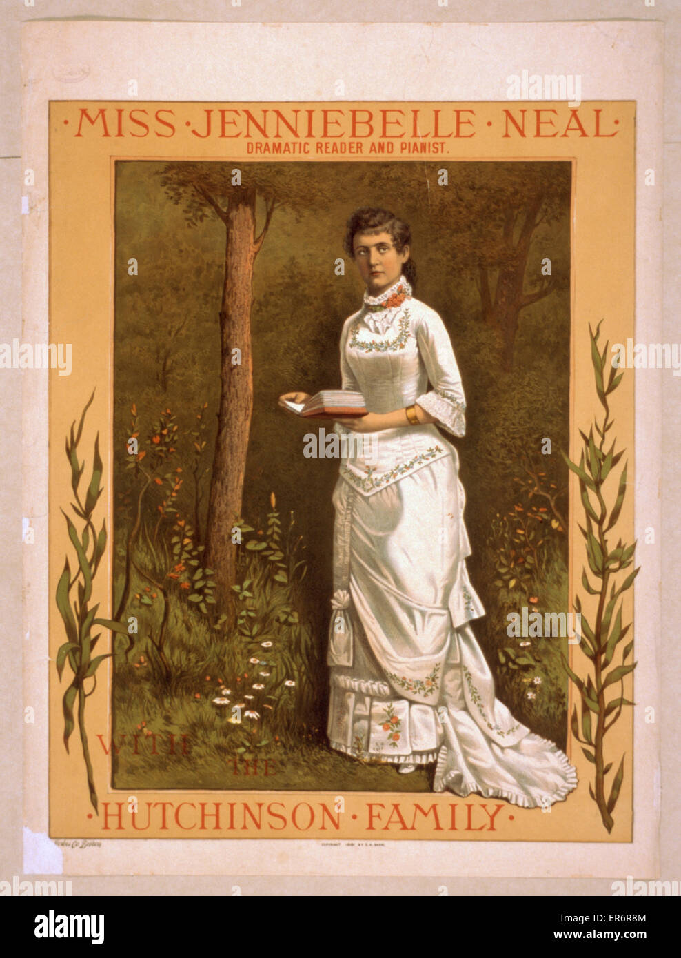 Miss Jenniebelle Neal, dramatic reader and pianist with the Stock Photo ...