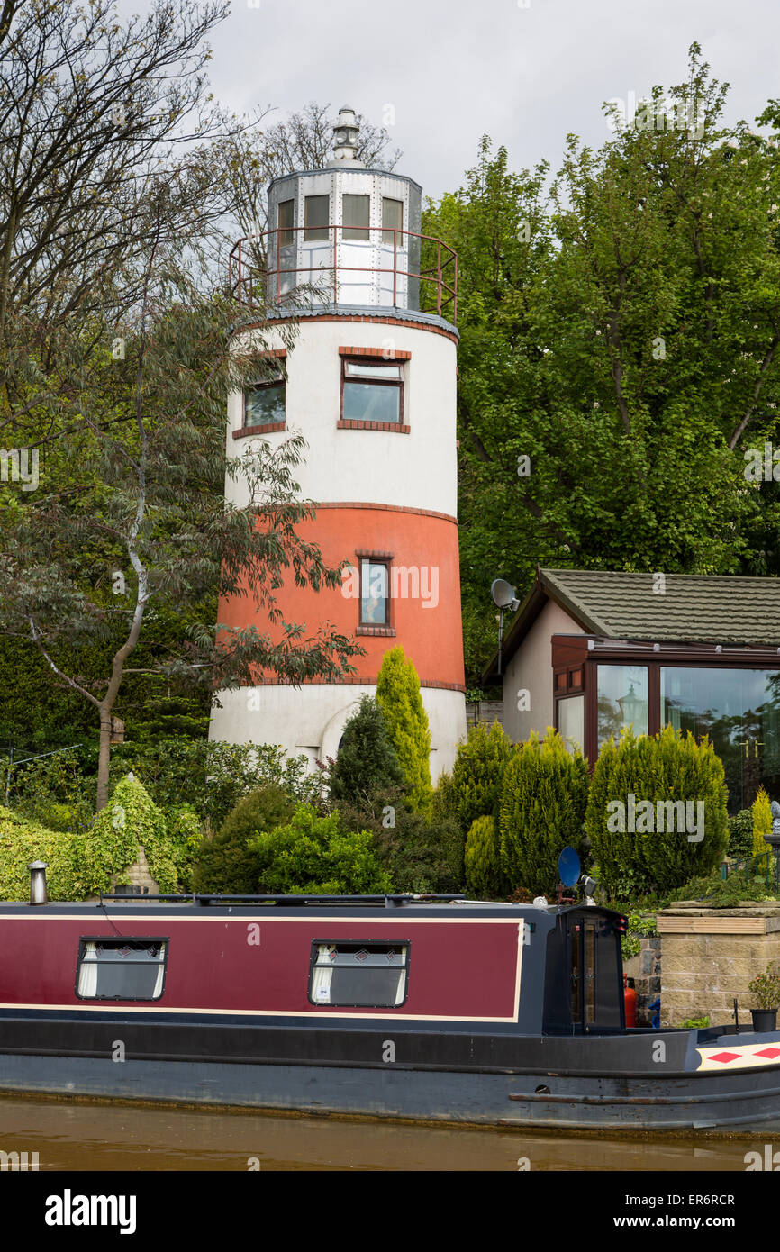 "The Lighthouse", a folly alongside the Bridgewater Canal, Salford ...