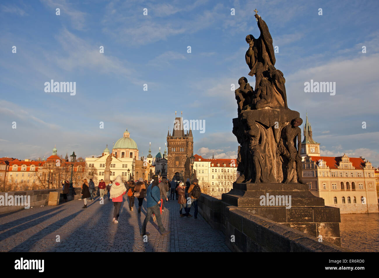 Prague: Charles Bridge Stock Photo - Alamy