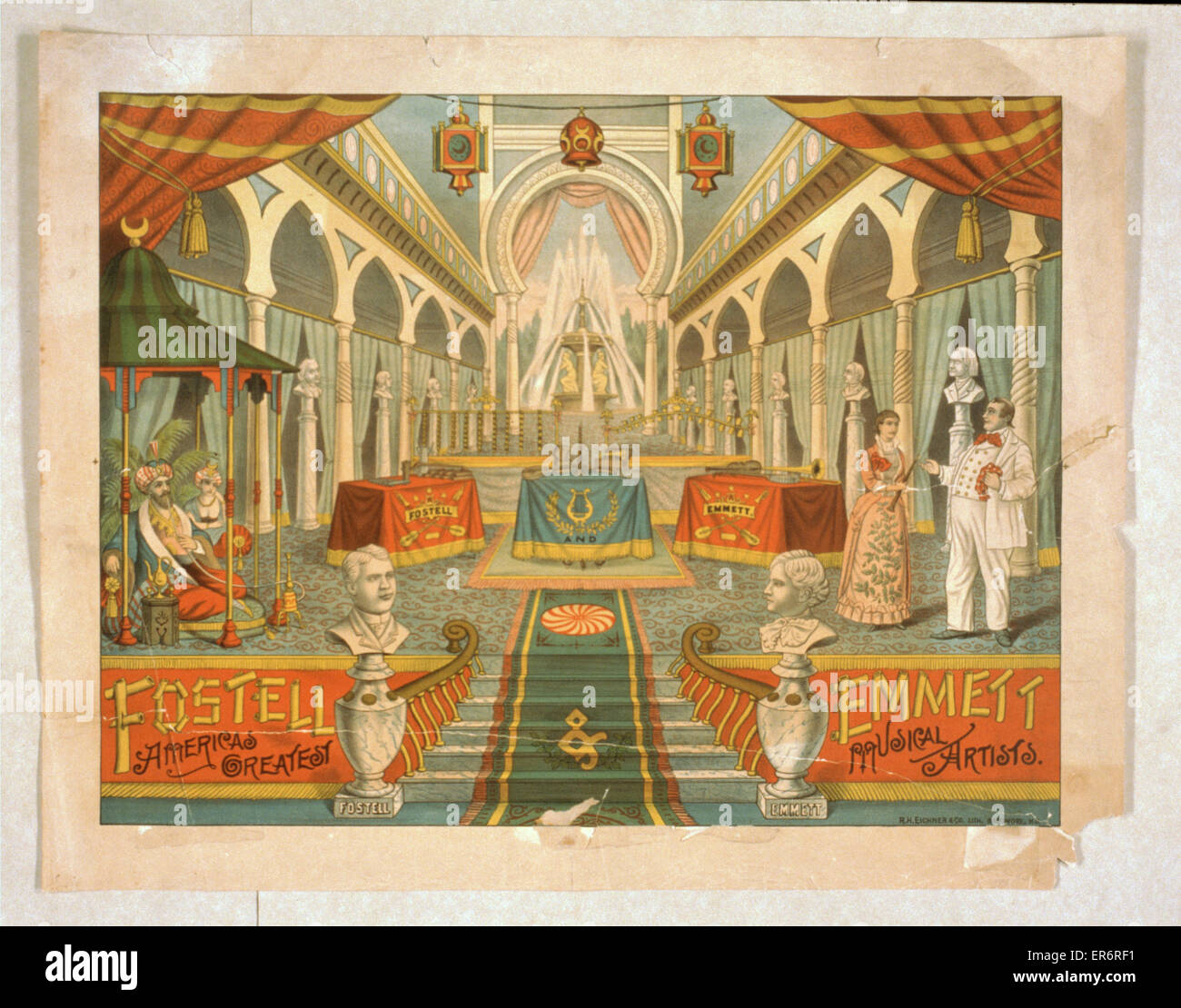 Fostel and Emmett America's greatest musical artists Stock Photo - Alamy