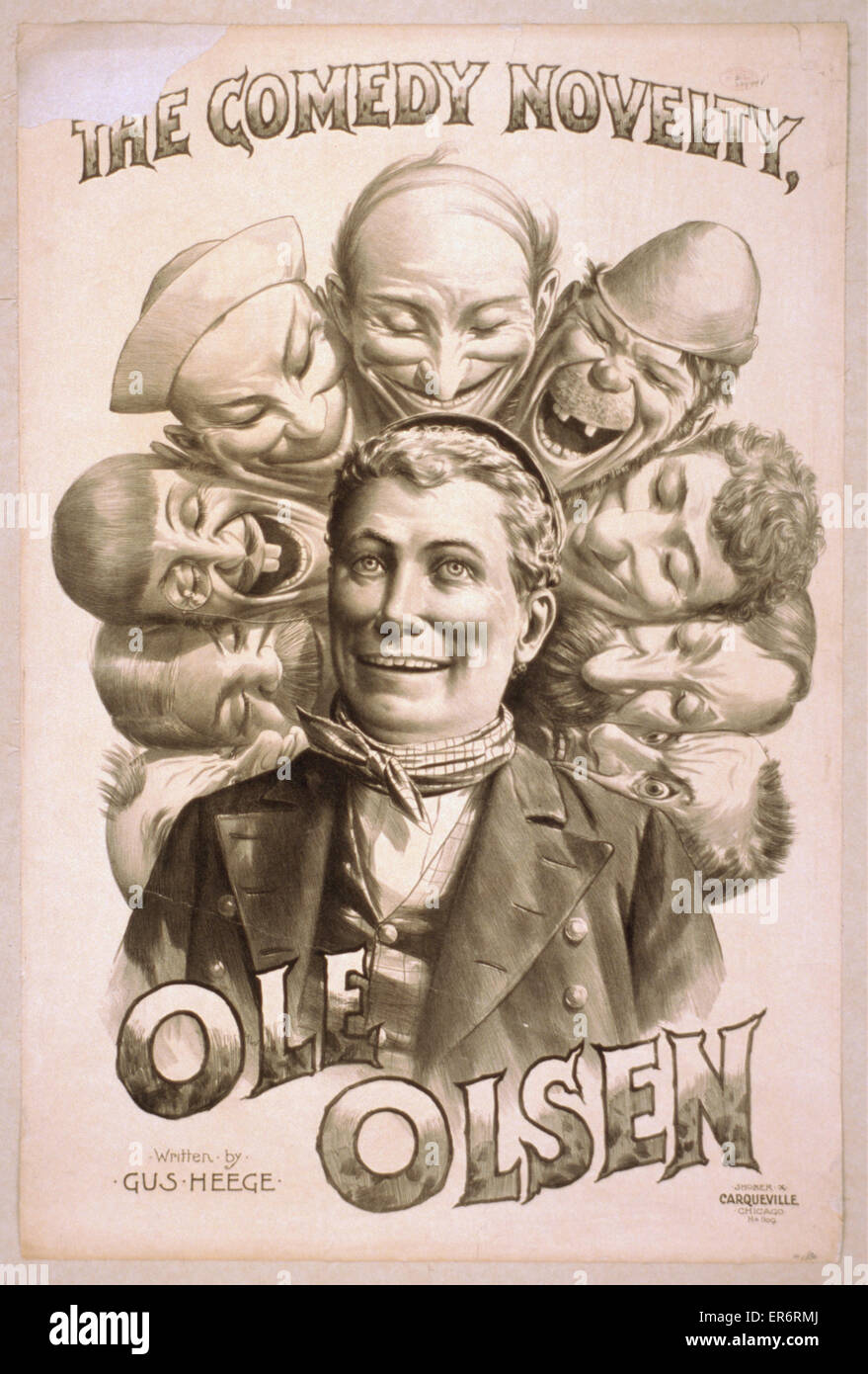 The comedy novelty, Ole Olson Stock Photo - Alamy