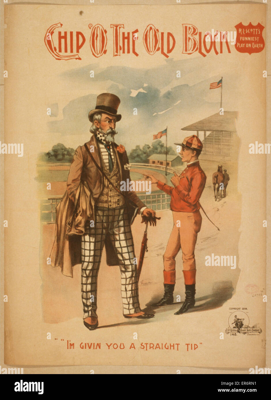 Chip 'o the old block RL Scott's funniest play on earth Stock Photo - Alamy