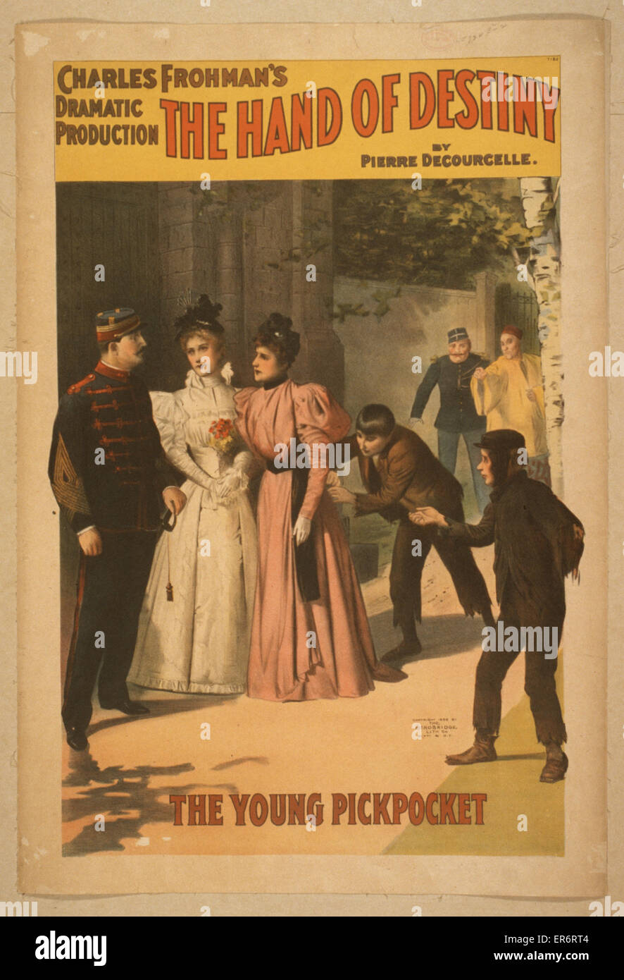 Charles Frohman's dramatic production, The hand of destiny b Stock ...