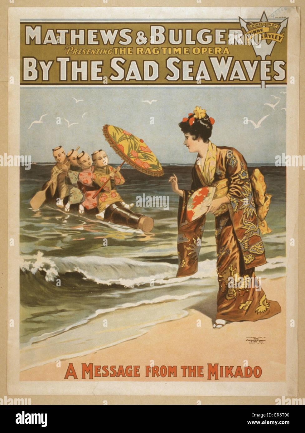 Mathews & Bulger presenting rag time opera, By the sad sea w Stock ...