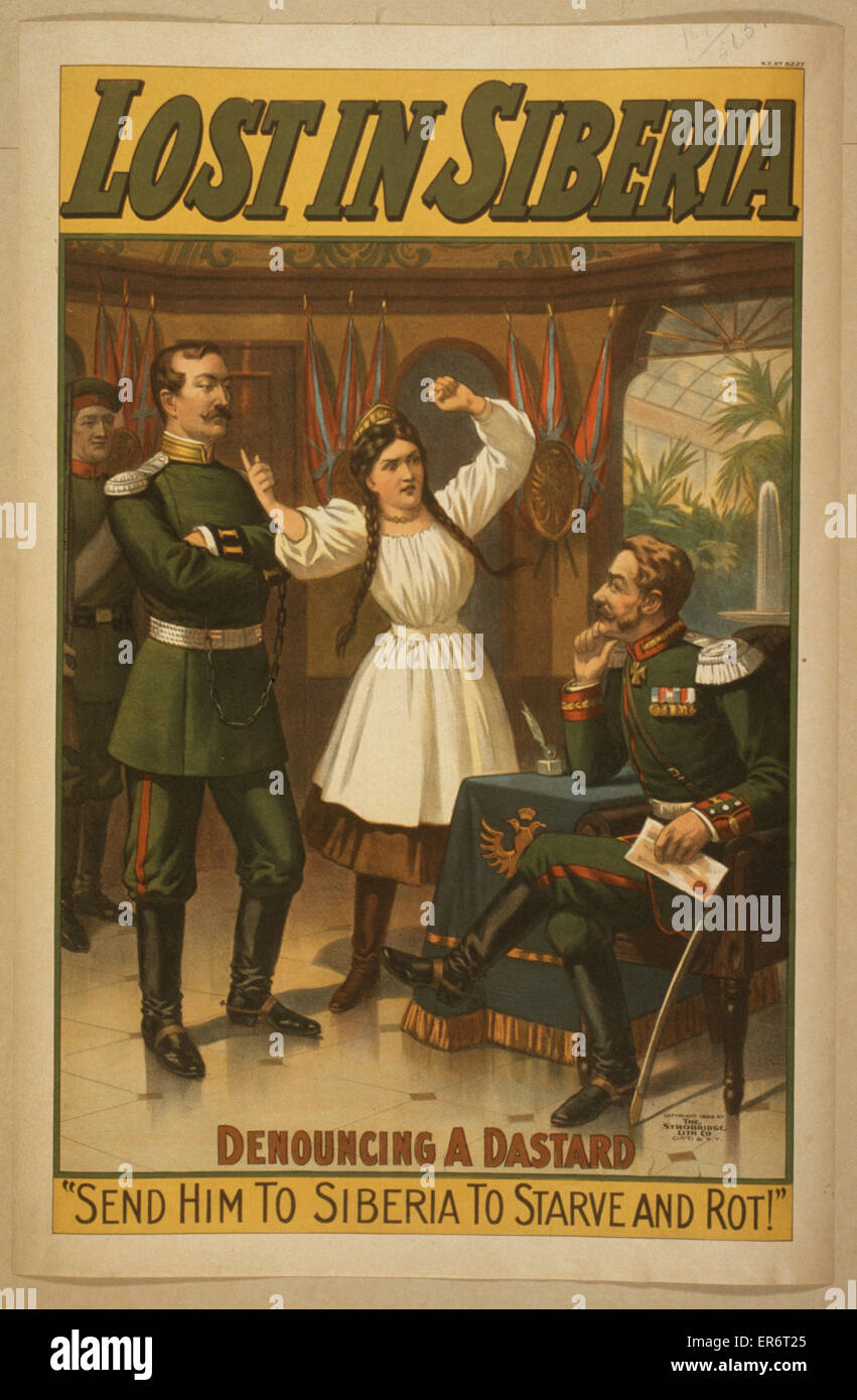 Siberia poster hi-res stock photography and images - Alamy