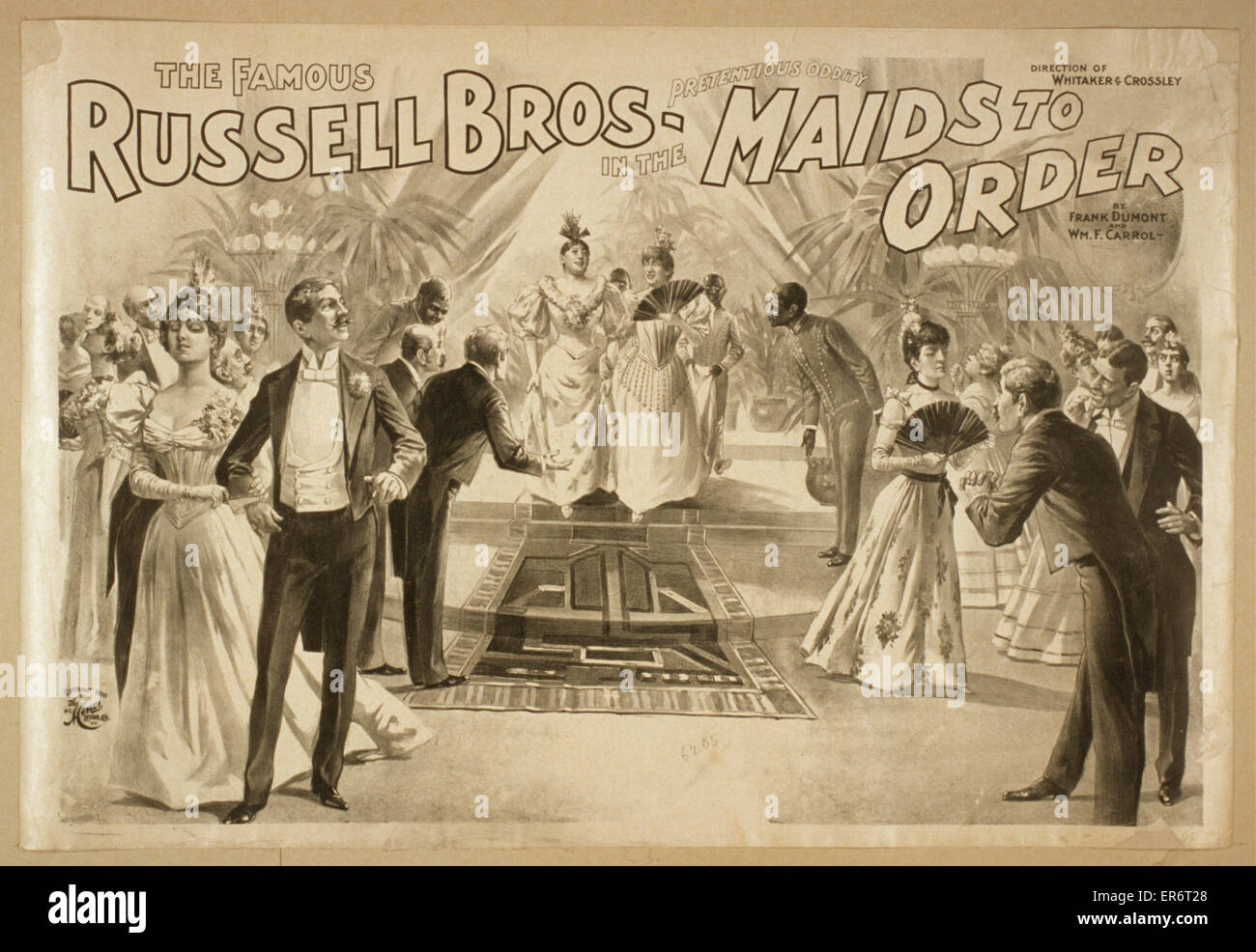 The famous Russell Bros. in the pretentious oddity, Maids to Stock ...