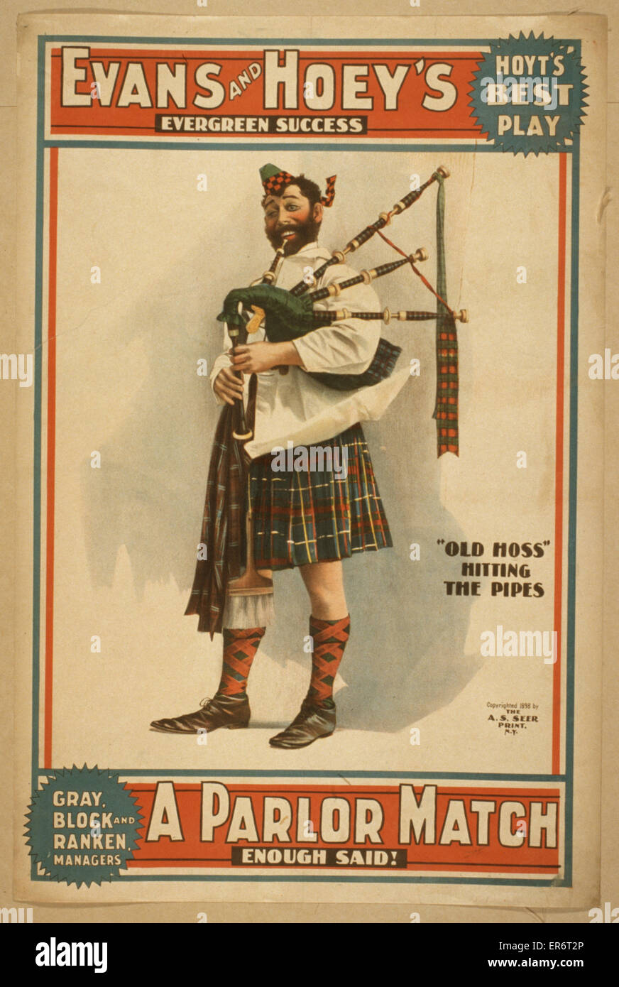 Evans and Hoey's evergreen success, A parlor match enough sa Stock ...