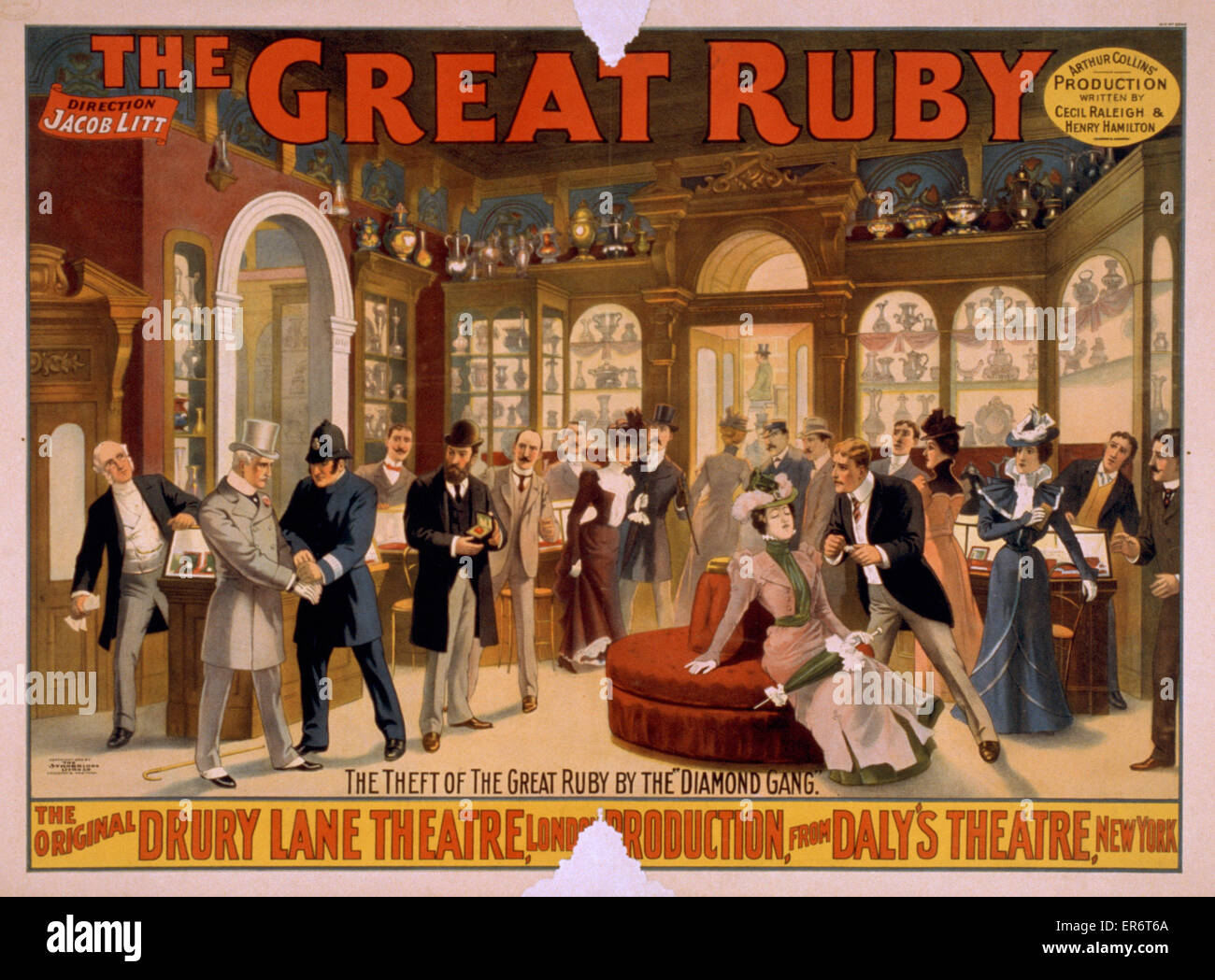 The great ruby Arthur Collins' production ; written by Cecil Stock Photo - Alamy