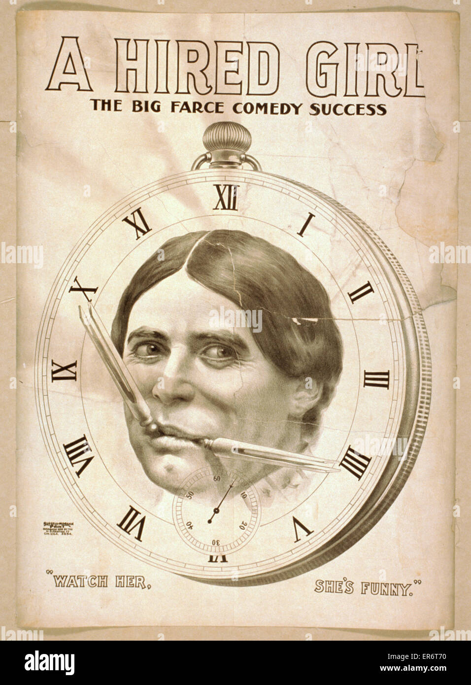 A hired girl the big farce comedy success Stock Photo - Alamy