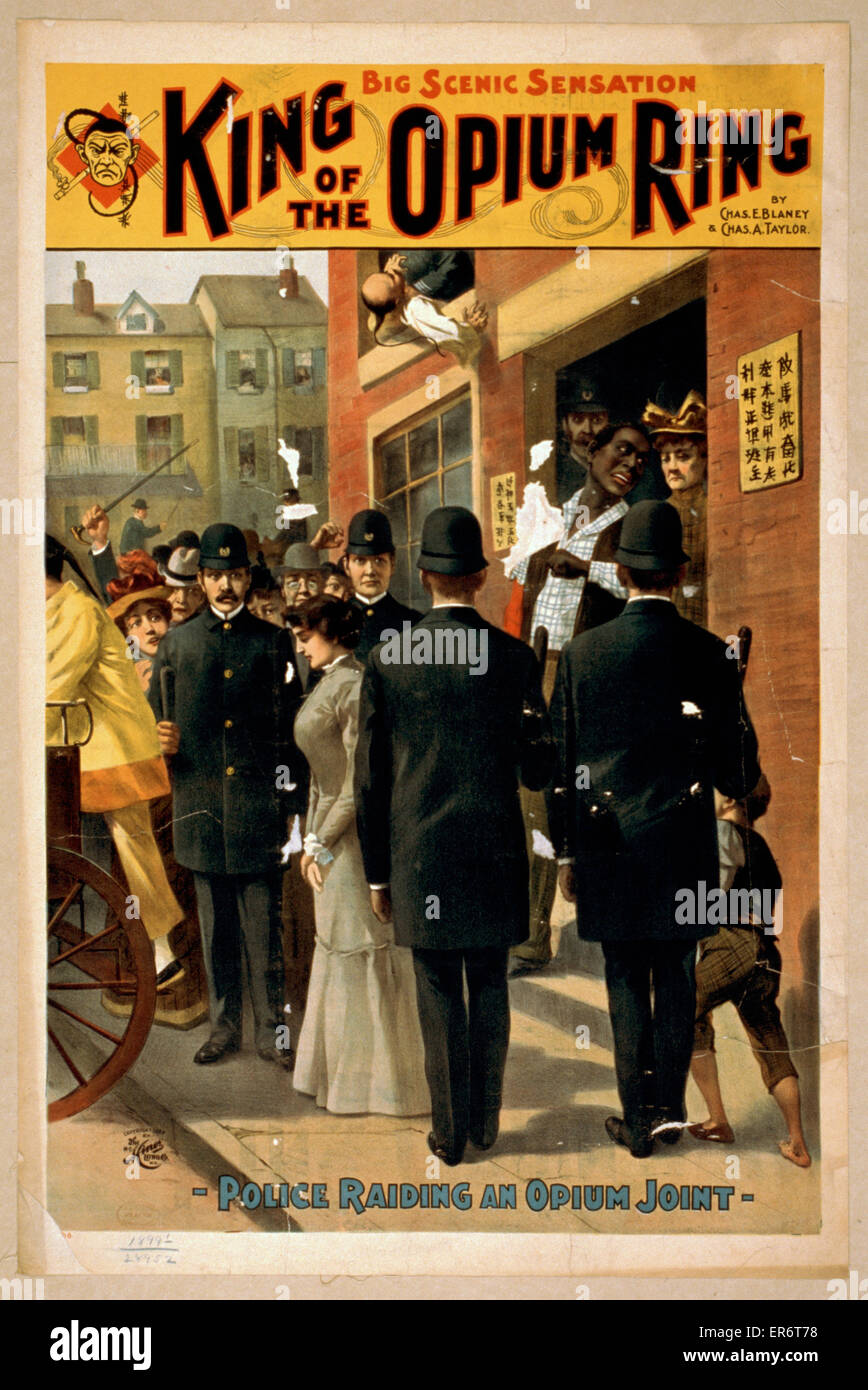 King of the opium ring big scenic sensation : by Chas. E. Bl Stock ...
