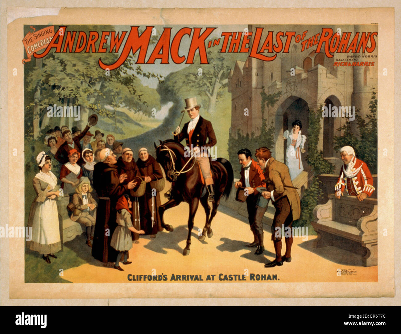 The singing comedian, Andrew Mack in the The last of the Roh Stock ...