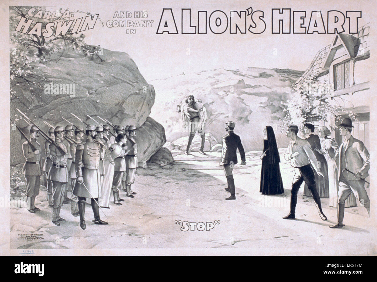Carl A. Haswin and his company in A lion's heart Stock Photo - Alamy