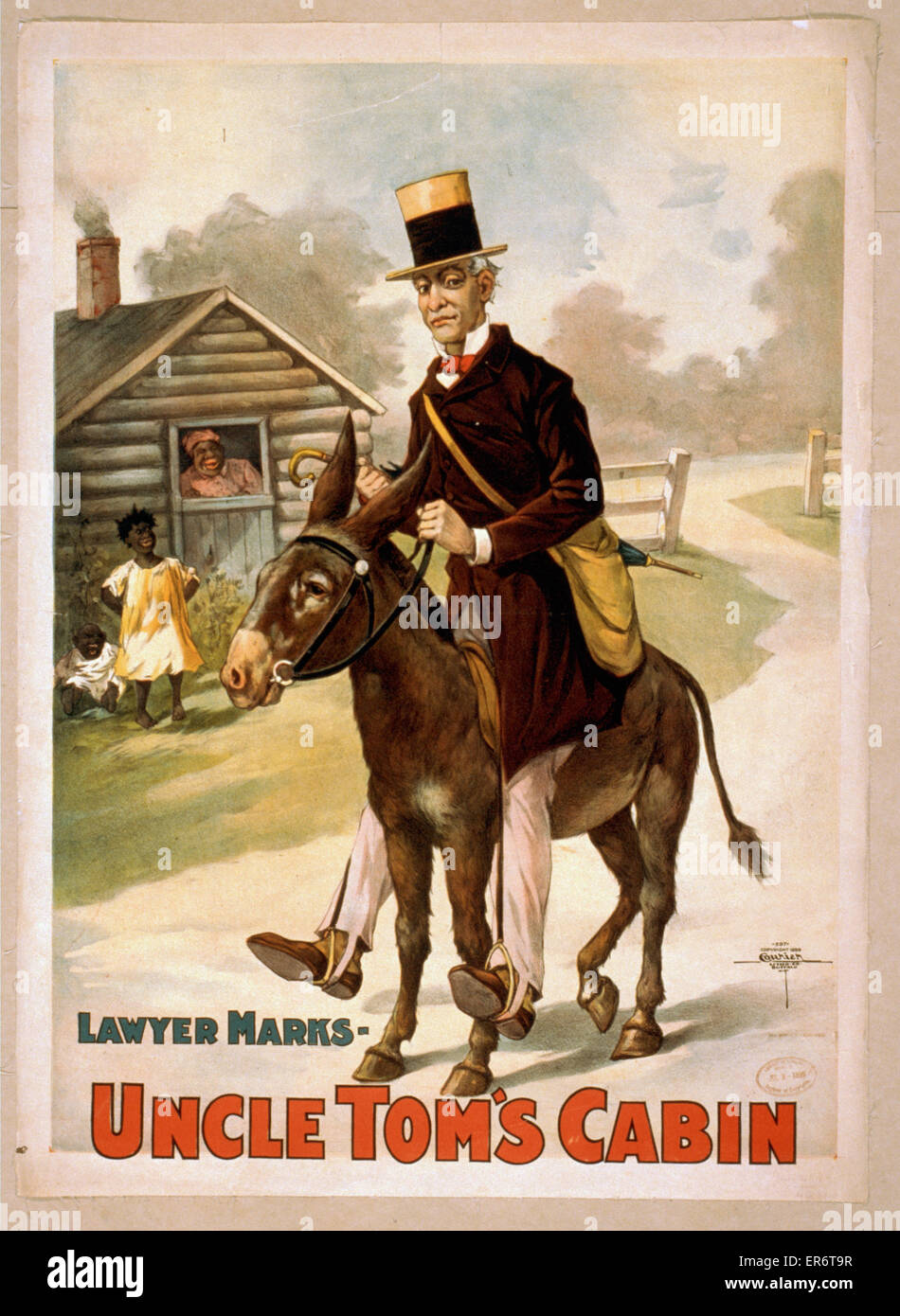Uncle Tom's cabin. Date c1899 Stock Photo - Alamy