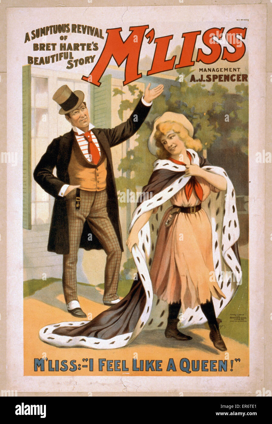 A sumptuous revival of Bret Harte's beautiful story, M'liss Stock Photo ...