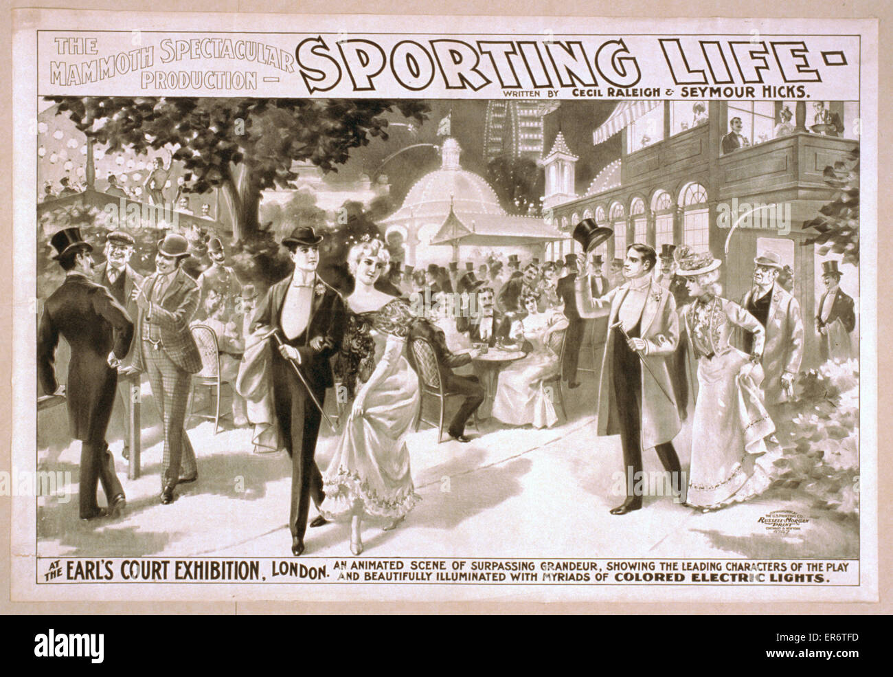 The mammoth spectacular production, Sporting life written by Stock ...