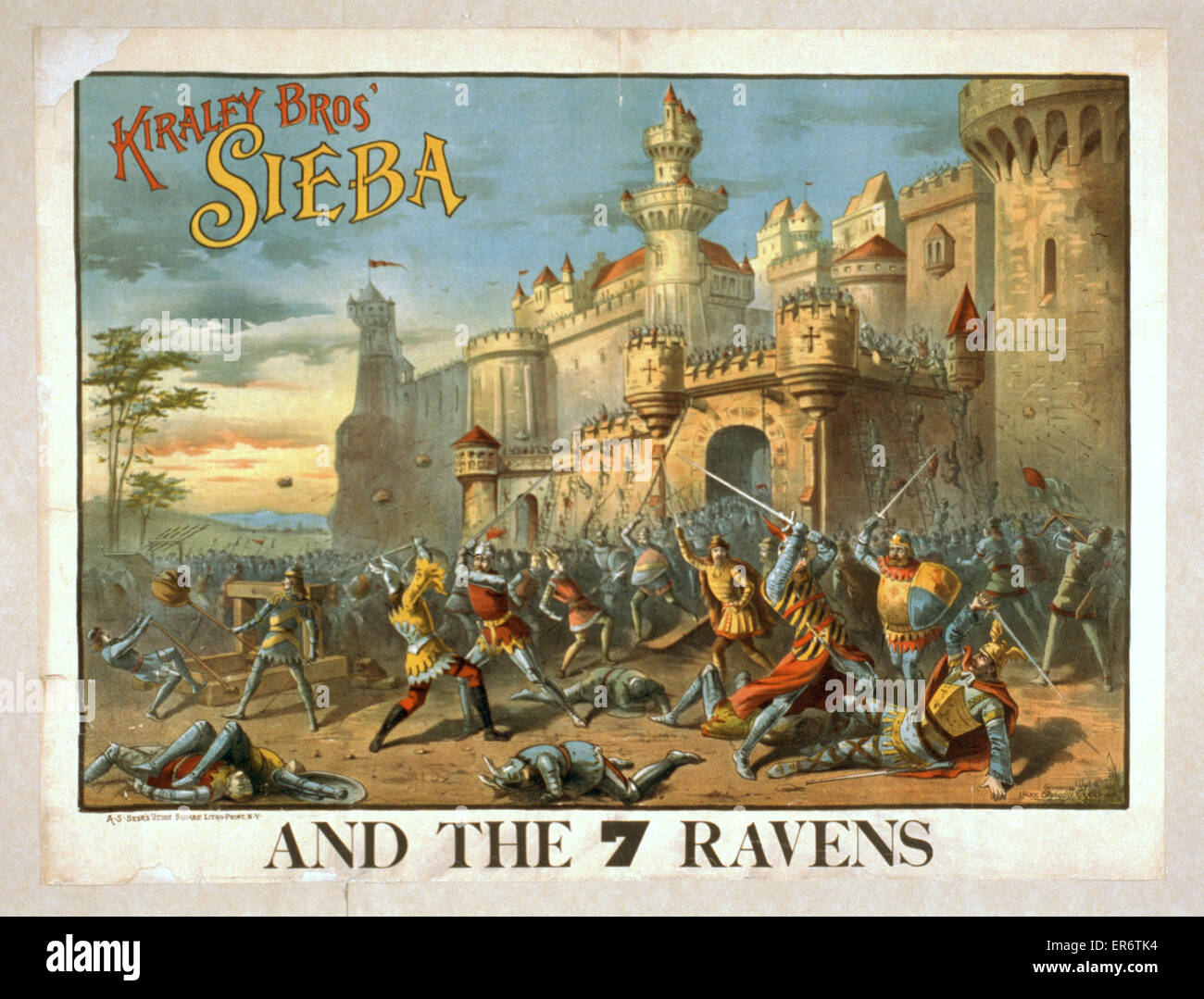 Kiralfy Bros' Sieba and the 7 ravens Stock Photo - Alamy
