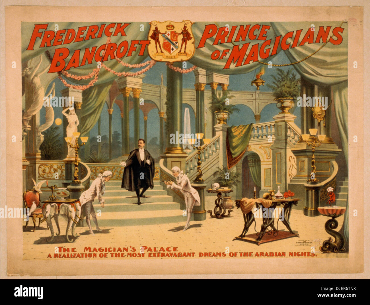 Frederick Bancroft, prince of magicians Stock Photo - Alamy