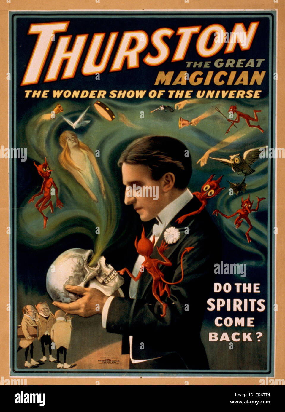 Thurston the great magician the wonder show of the universe Stock Photo ...