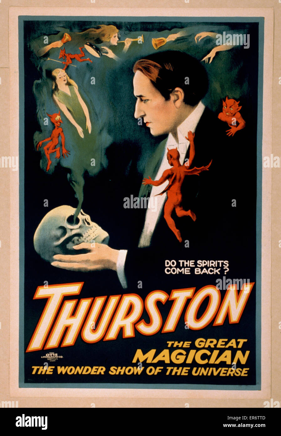 Thurston the great magician the wonder show of the universe Stock Photo ...
