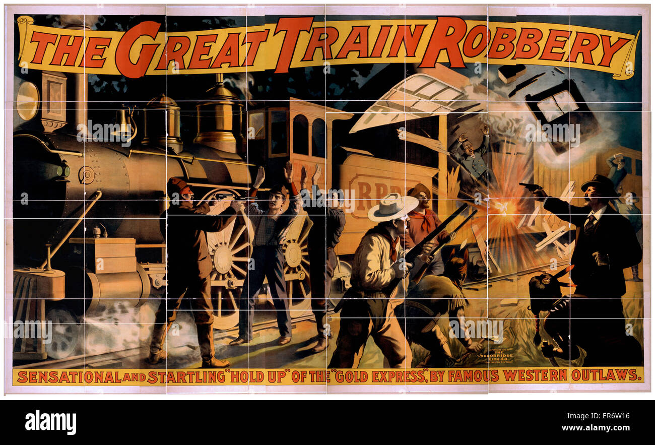 The great train robbery Stock Photo - Alamy