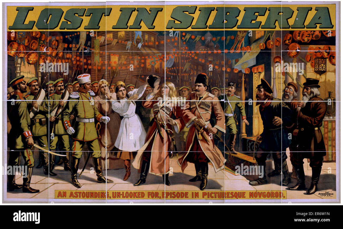 Siberia poster hi-res stock photography and images - Alamy