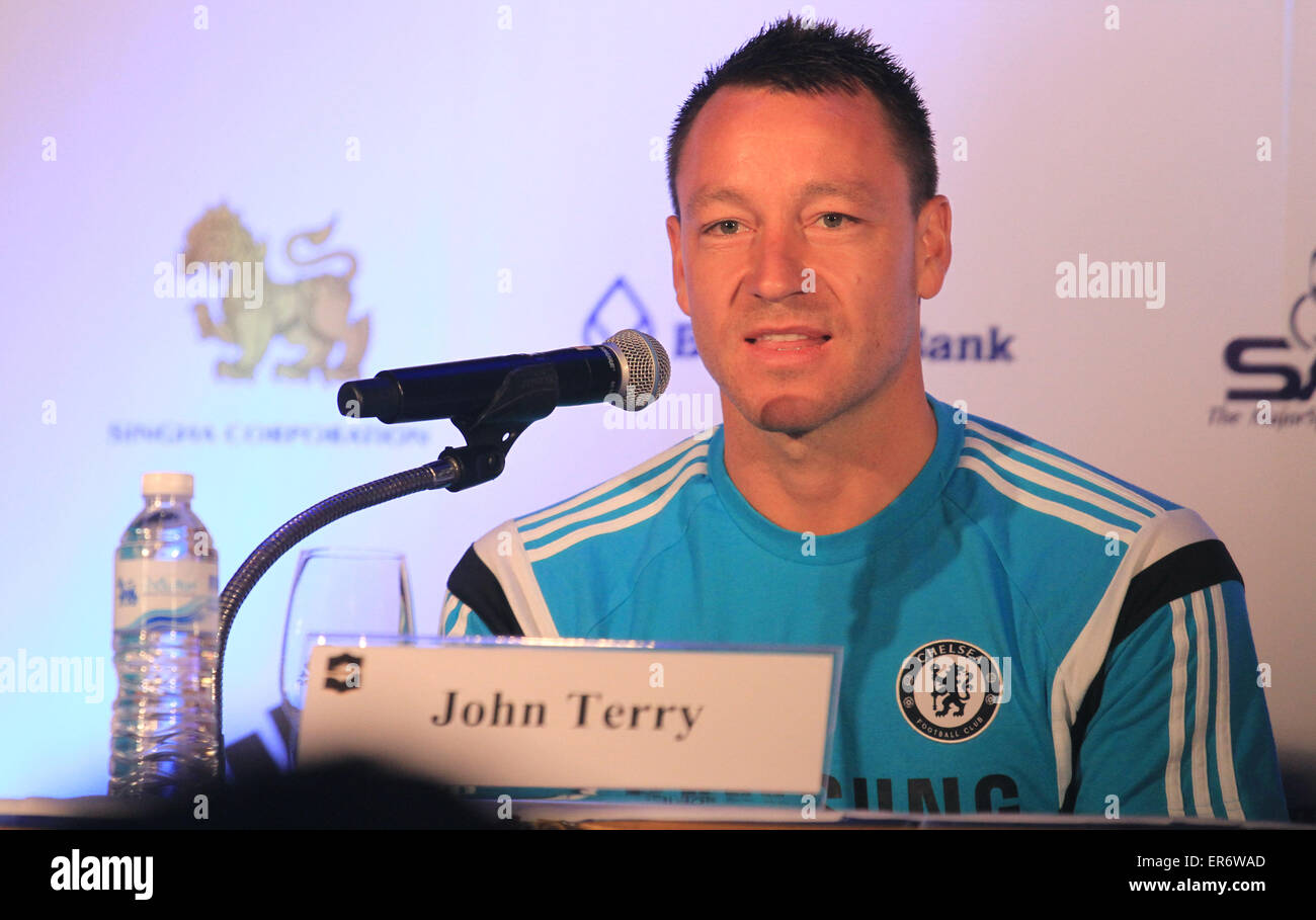 Bangkok, Thailand. 28th May, 2015. John Terry Chelsea FC captain during ...