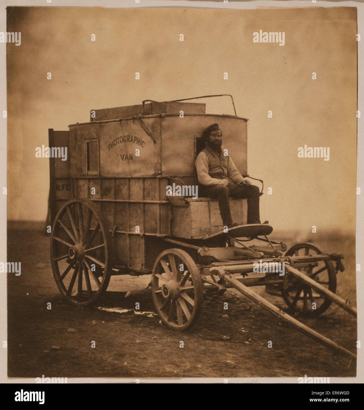 The artist's van Stock Photo - Alamy