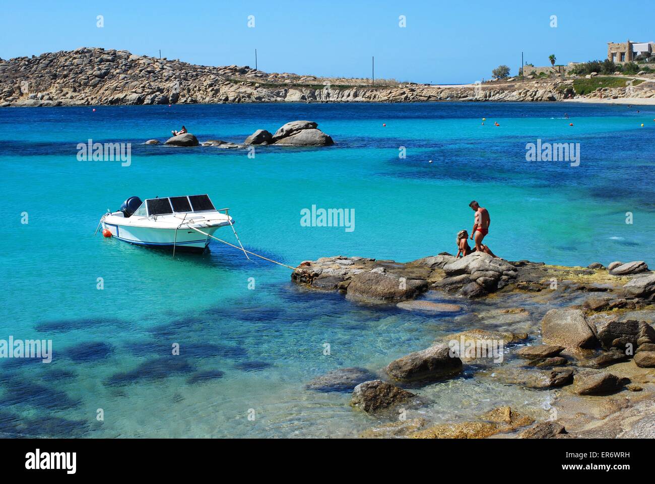 Paraga Beach, Mykonos, Greece Stock Photo - Alamy