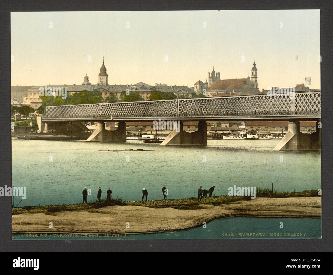 The Iron bridge, Warsaw, Russia (i.e. Warsaw, Poland Stock Photo - Alamy