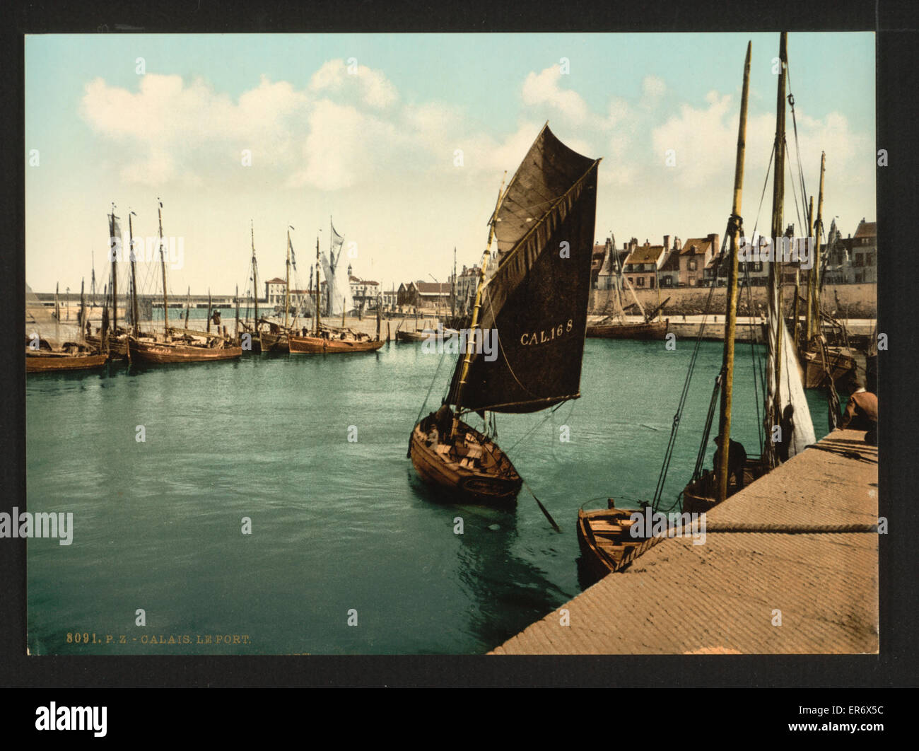 The harbor, Calais, France Stock Photo - Alamy