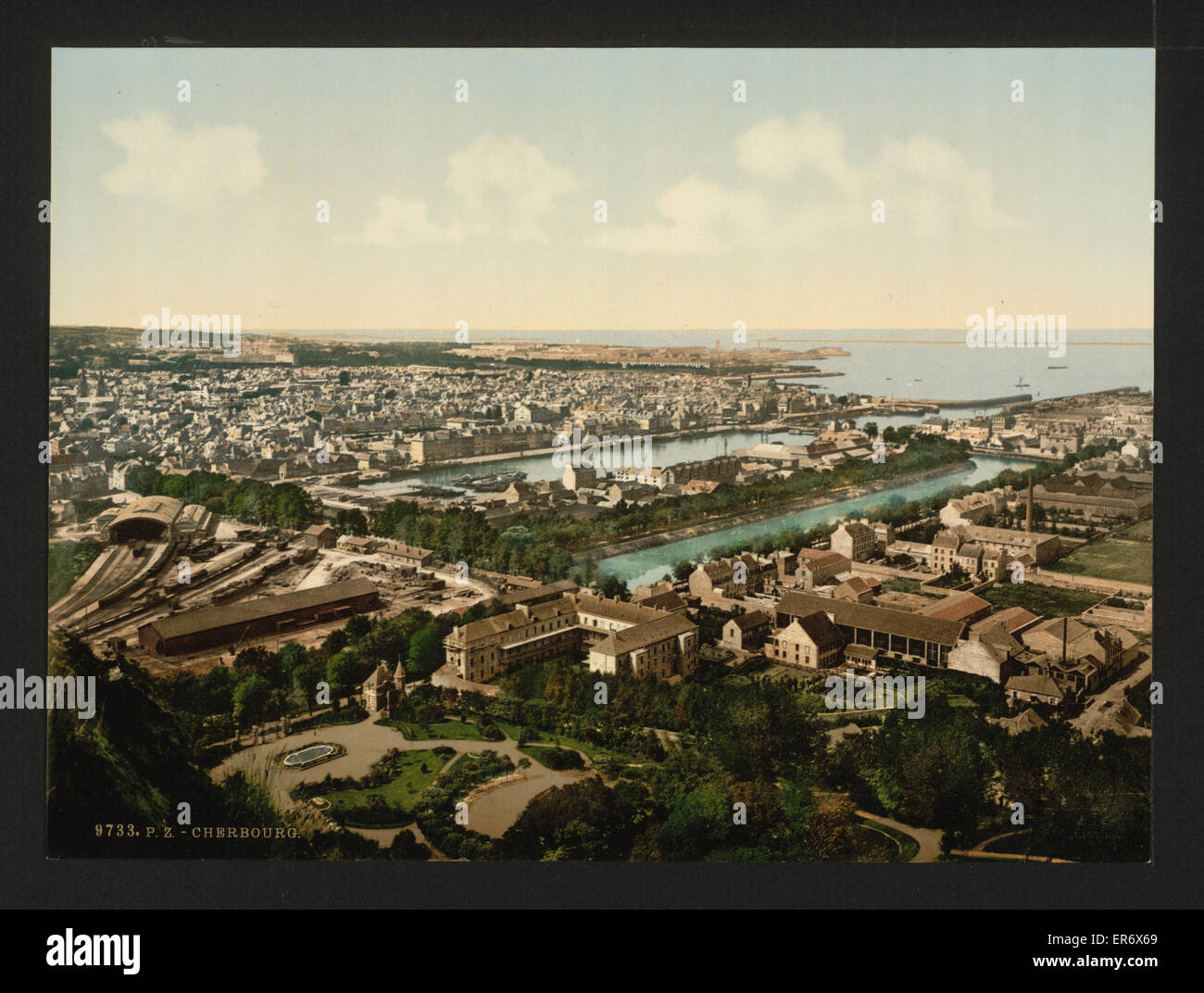 General view from fort du Roule, Cherbourg, France Stock Photo - Alamy