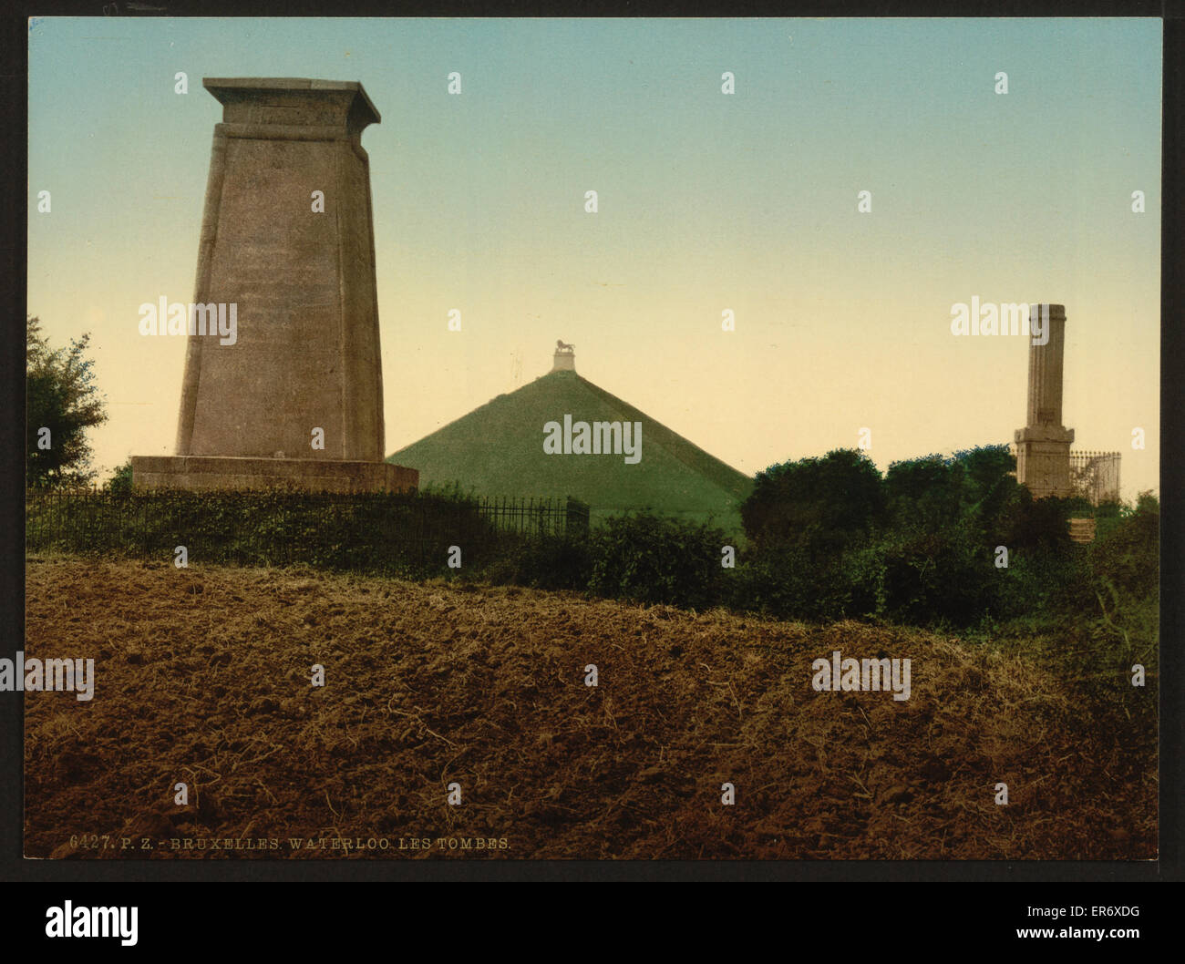 Waterloo, the tombs, Belgium Stock Photo - Alamy