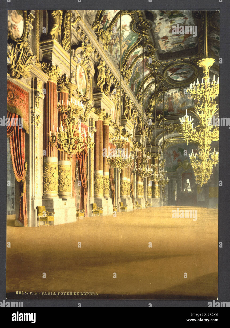 The Opera House, the foyer, Paris, France Stock Photo - Alamy