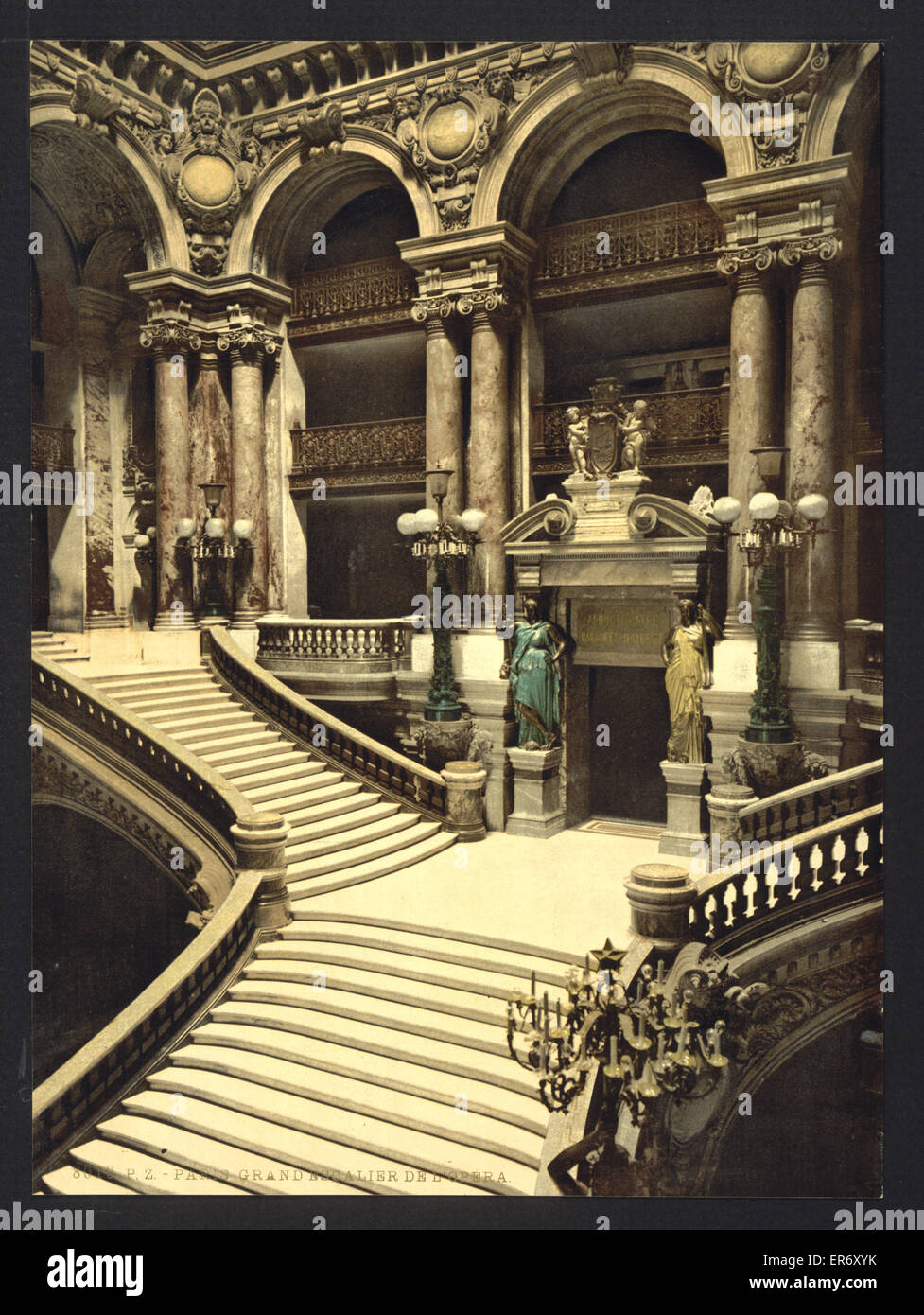 The Opera House, the grand staircase, Paris, France Stock Photo - Alamy