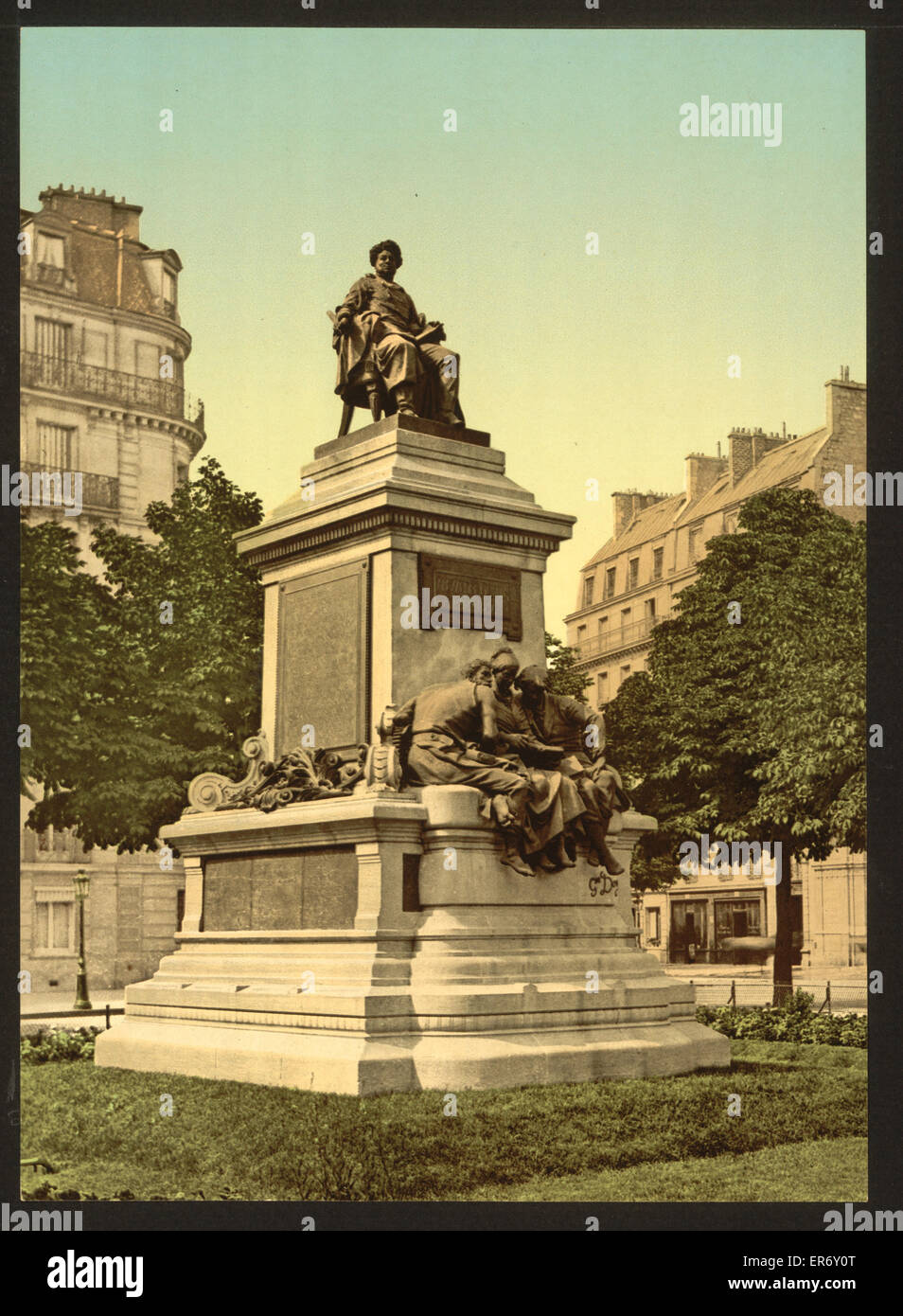 Alexandre Dumas' monument, Paris, France Stock Photo - Alamy