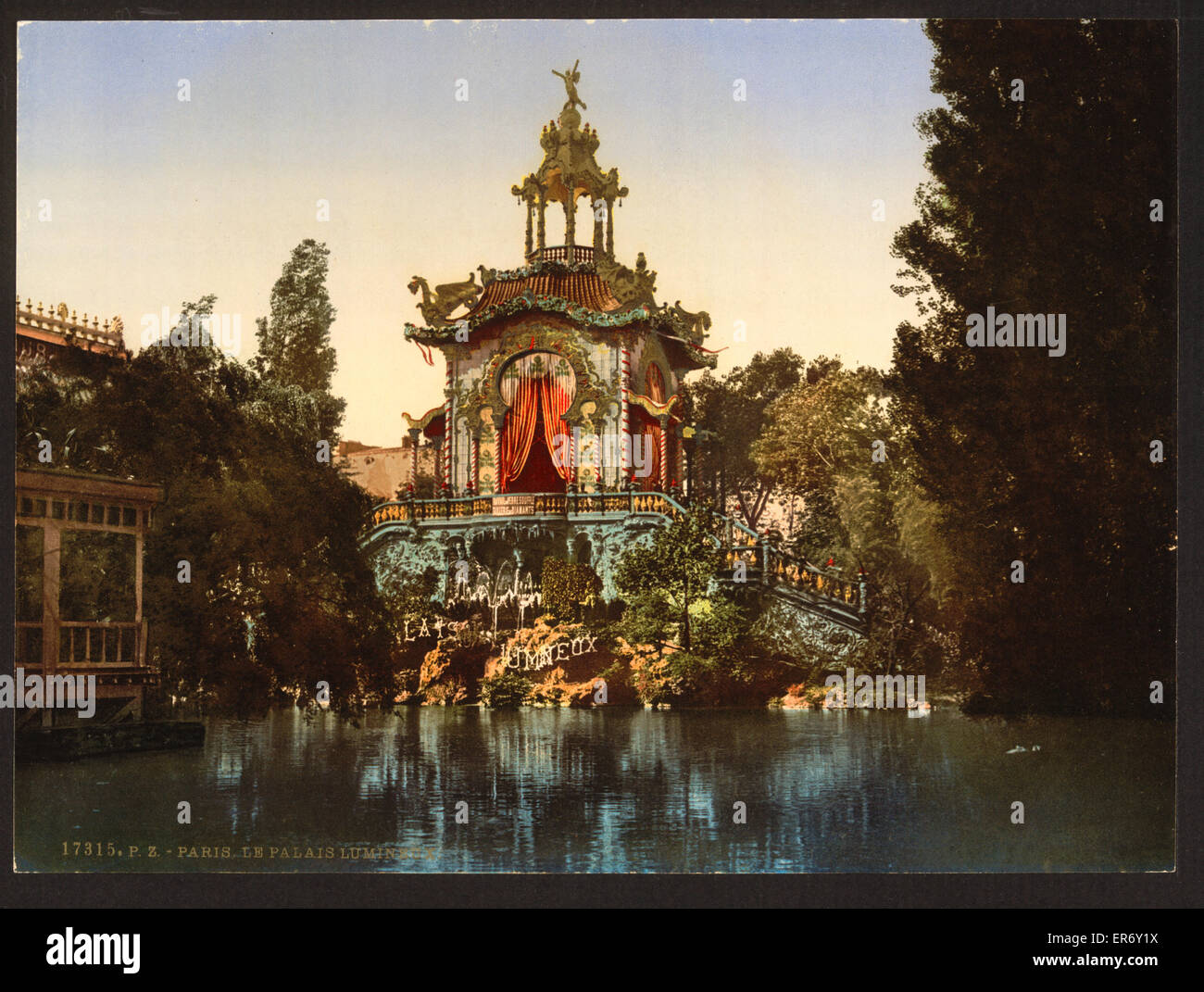 The Palace Lumineux, Exposition Universal, 1900, Paris, Fran Stock ...