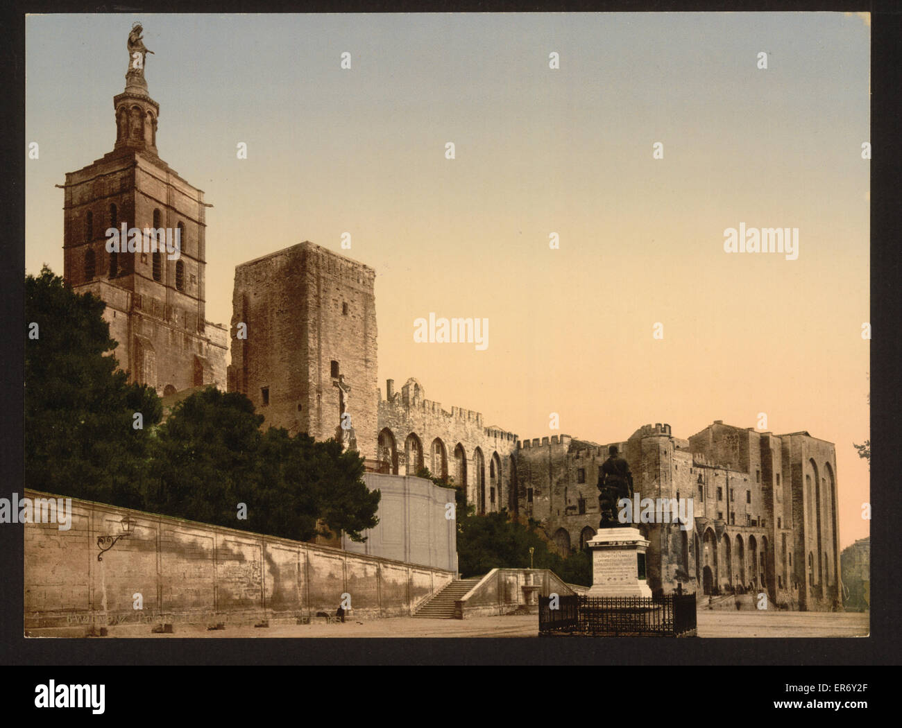 Pope's Castle, Avignon, Provence, France Stock Photo - Alamy