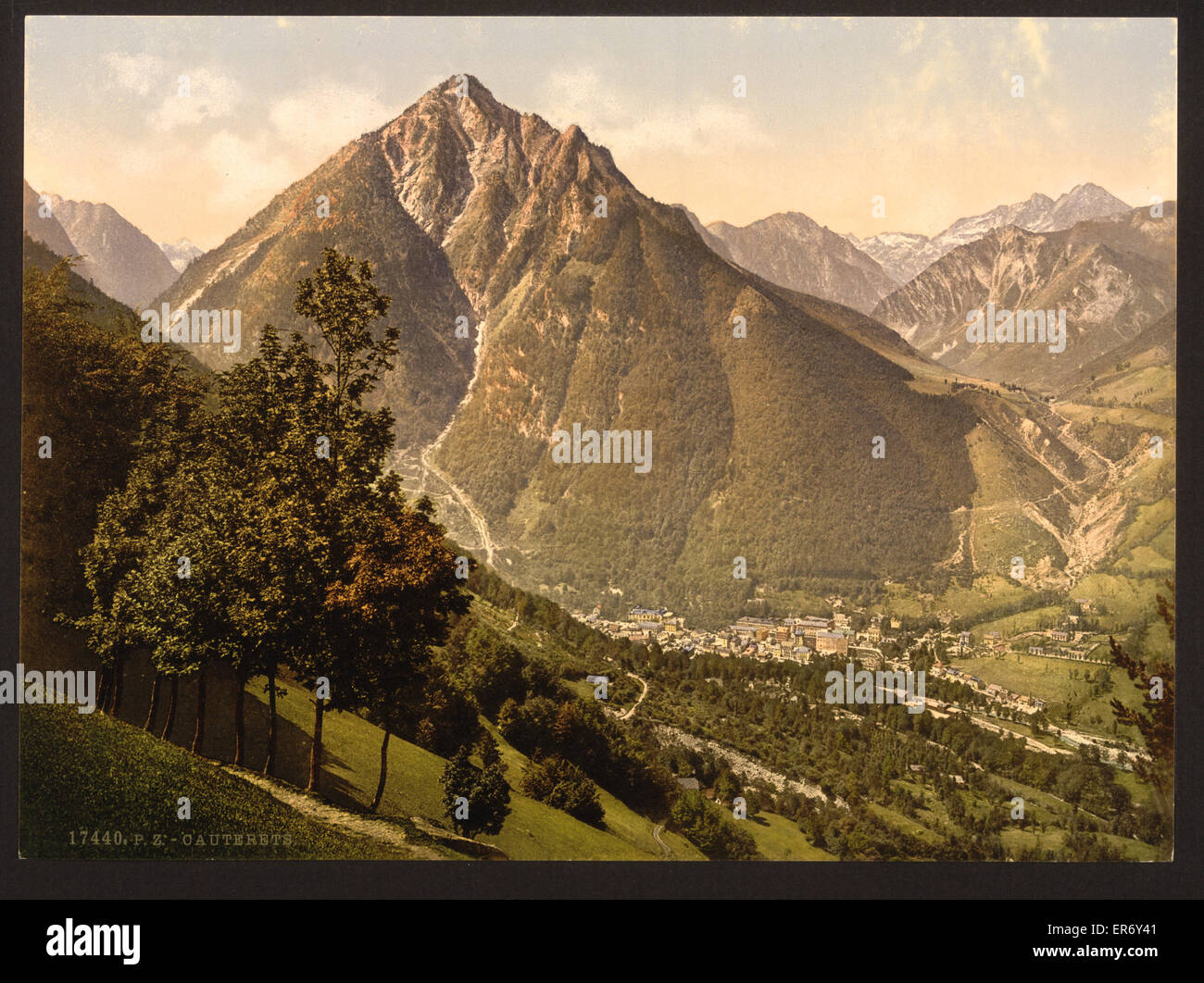 From the grange of Queen Hortense, Cauterets, Pyrenees, Fran Stock ...