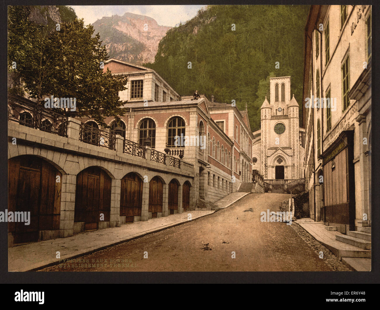 Establishment thermal, Eaux Bonnes, Pyrenees, France Stock Photo - Alamy