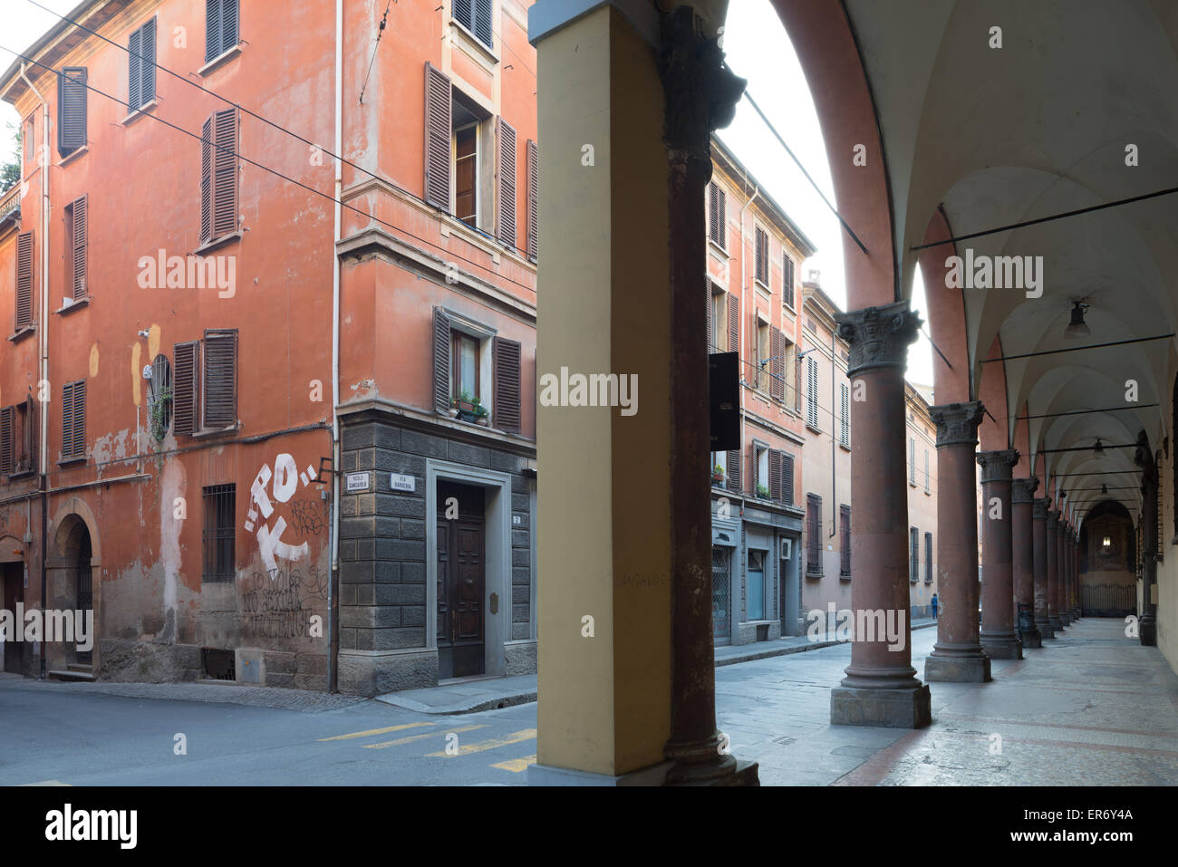 Bologna Italy. City of porticos Stock Photo - Alamy