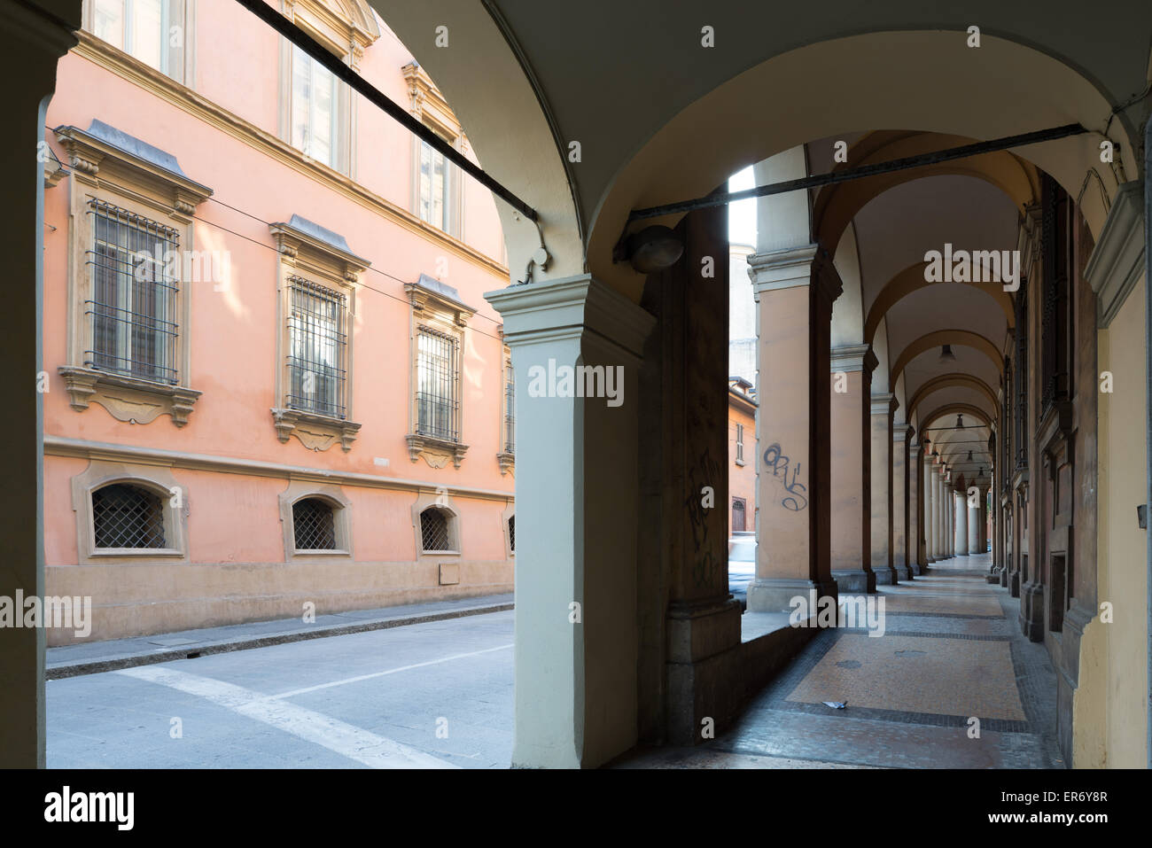 Bologna Italy. City of porticos Stock Photo - Alamy
