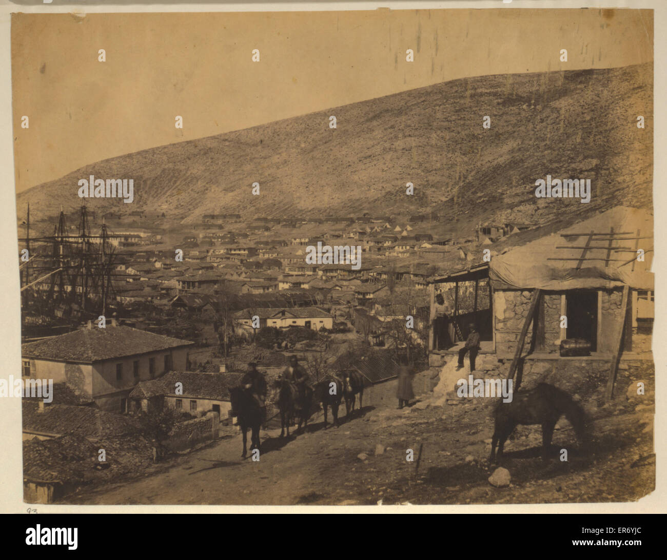 The town of Balaklava Stock Photo - Alamy