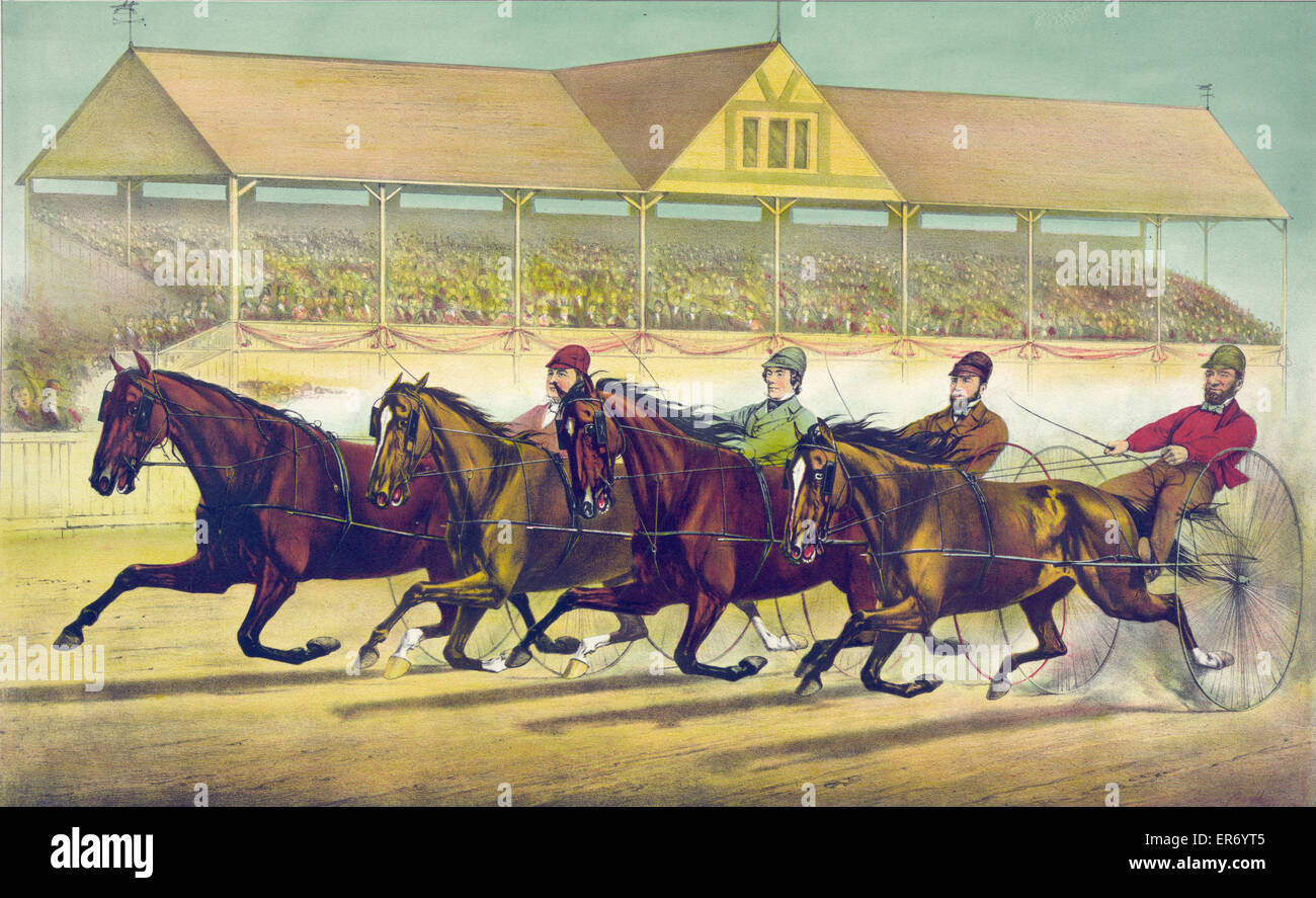 Trotting track hi-res stock photography and images - Alamy