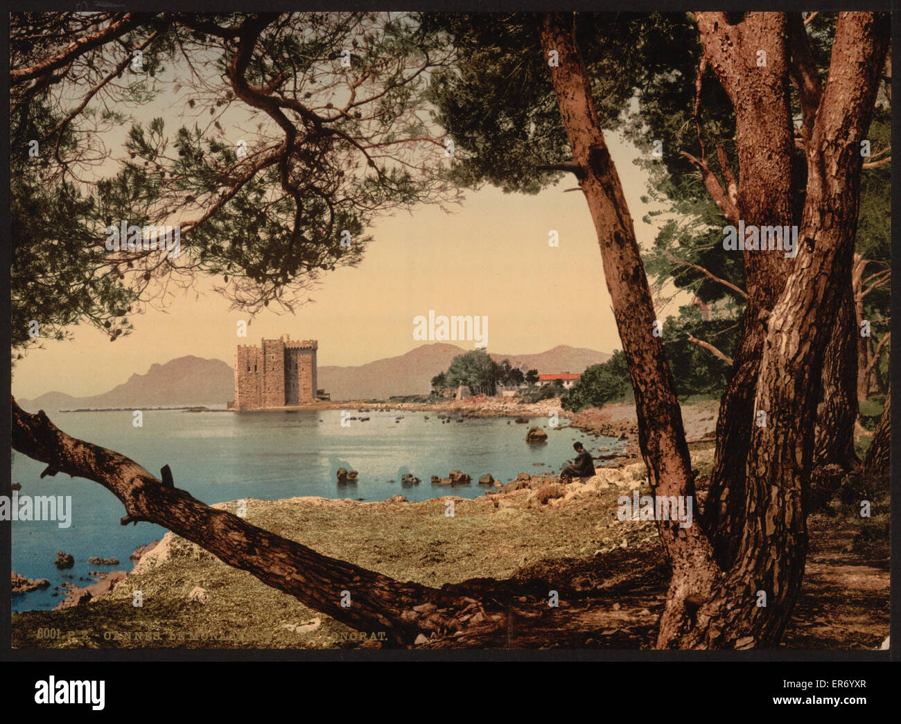 The monastery of St. Honorat, Cannes, Riviera Stock Photo - Alamy