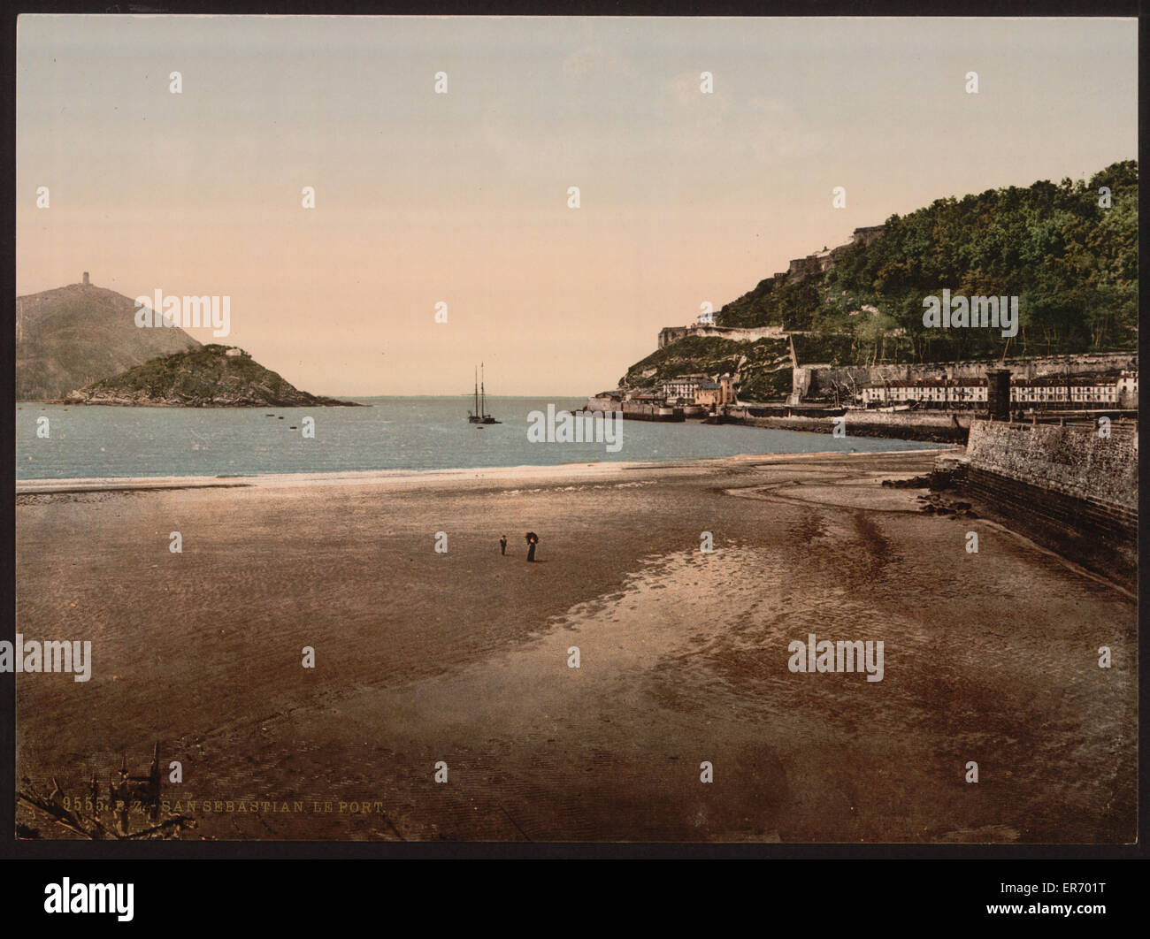 The harbor, San Sebastian, Spain Stock Photo - Alamy