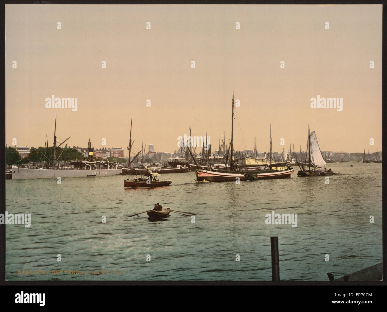 The Meuse River, Rotterdam, Holland Stock Photo - Alamy