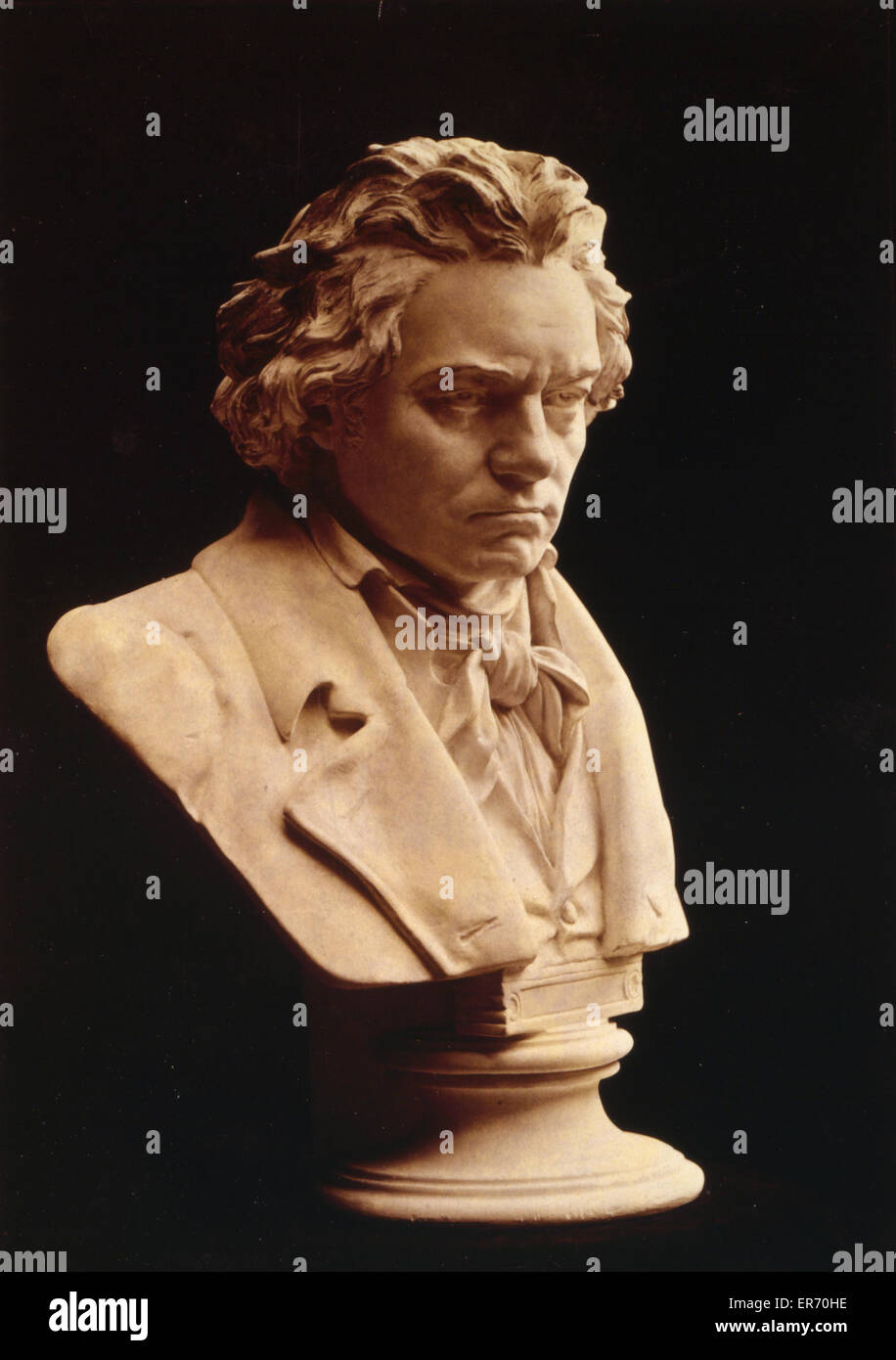Ludwig van Beethoven - studied from the death mask i.e. life mask ...